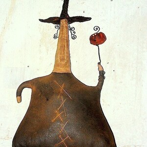 Gertie, A Primitive Folk Art *PATTERN* From Raven's Haven - Etsy