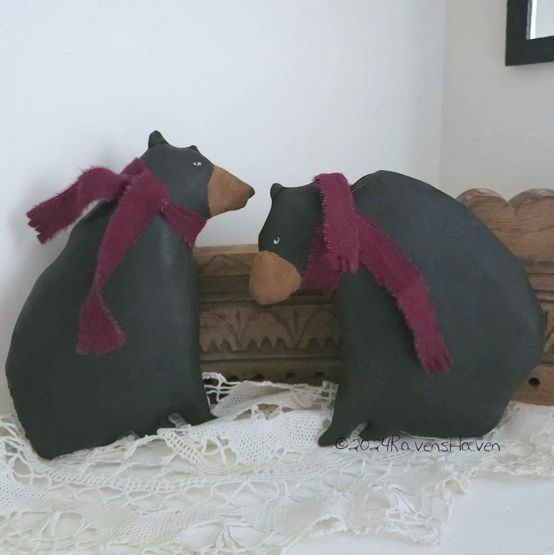 Adirondack Bears *PATTERN* Folk Art Pattern From Raven's Haven - Etsy