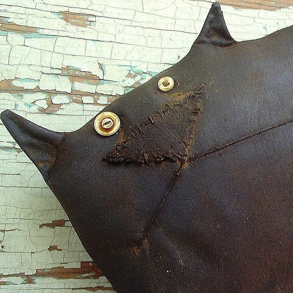 Primitive Cat Doll - Etsy