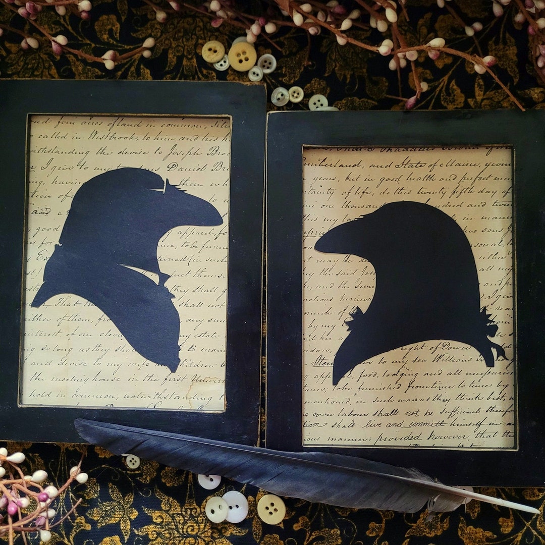 Victorian Crows, A Paper Cutting PATTERN From Raven's Haven - Etsy