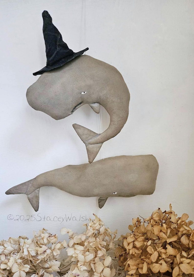 Whale Whimsy, A Primitive Ornament *PATTERN* From Raven - Etsy