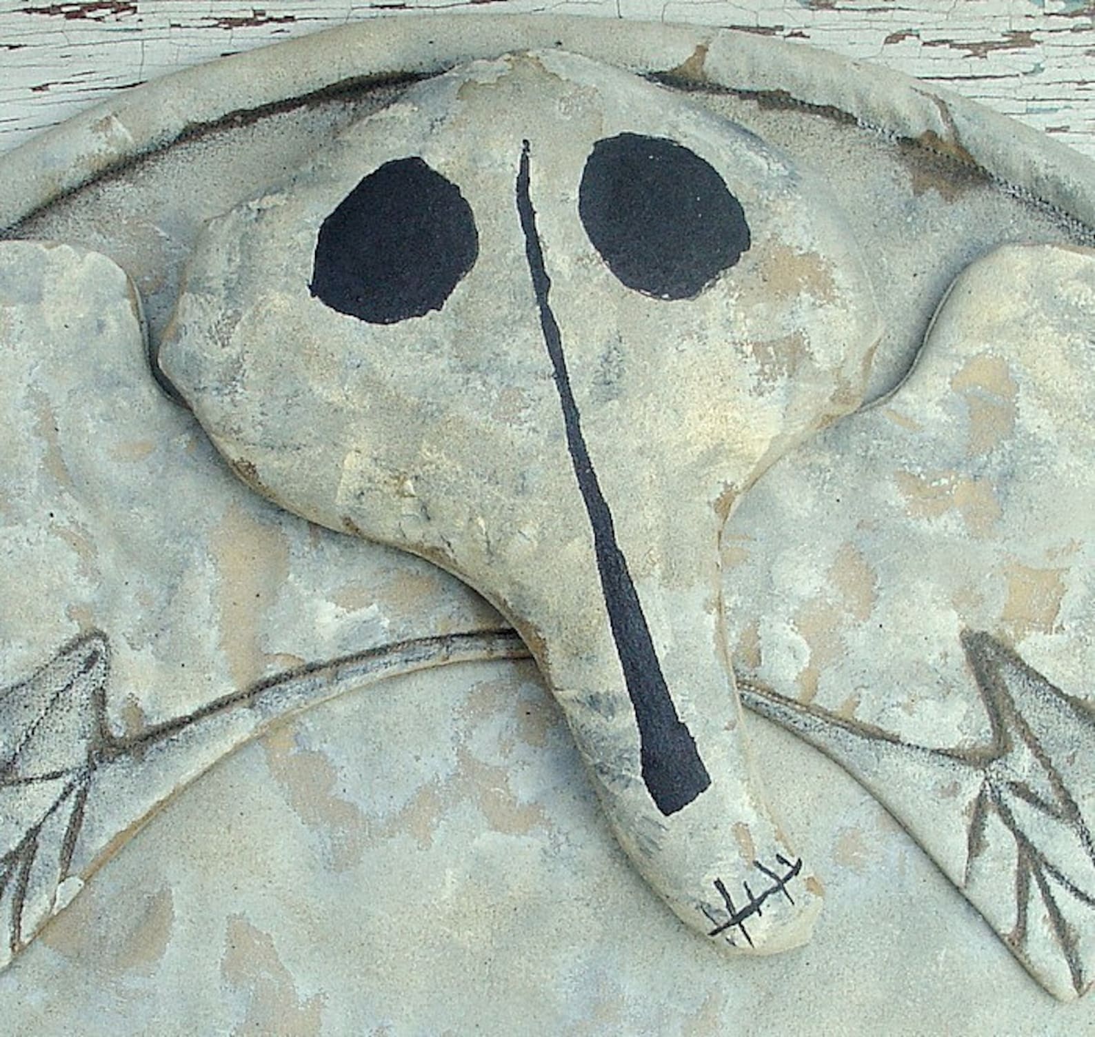 Skeleton Angel, A Primitive Folk Art Pattern From Raven's Haven - Etsy
