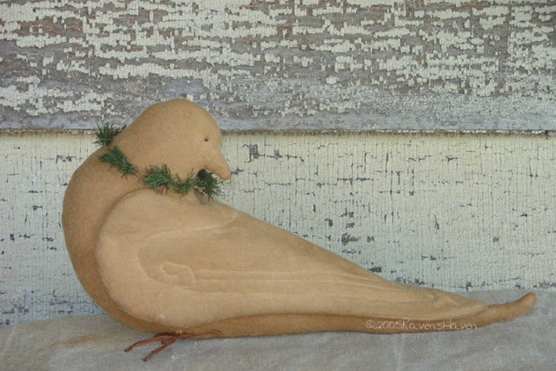 Jesslyn, A Primitive Dove Pattern From Raven's Haven - Etsy