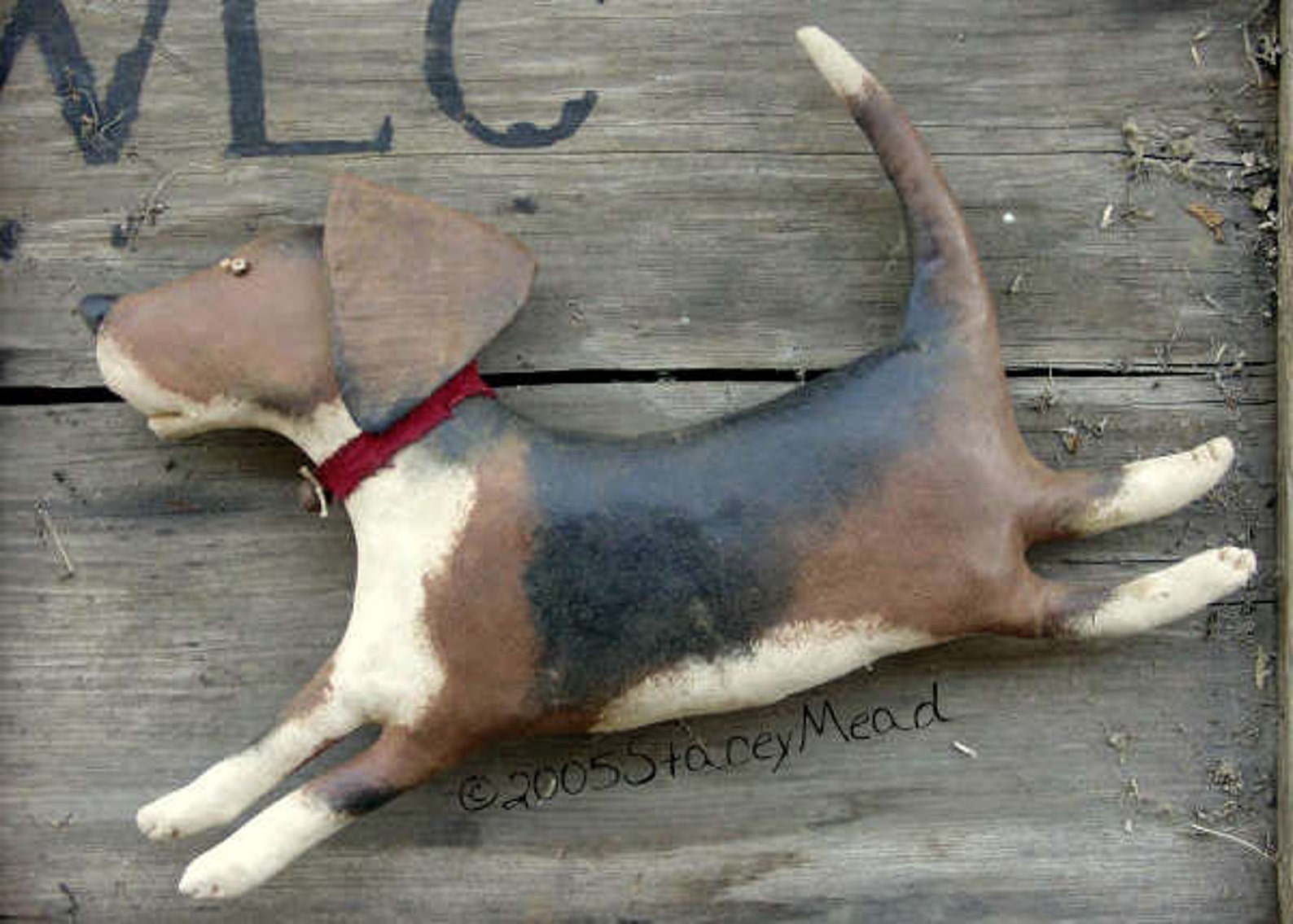 Rosie A Primitive Folk Art Dog Pattern From Raven's - Etsy UK