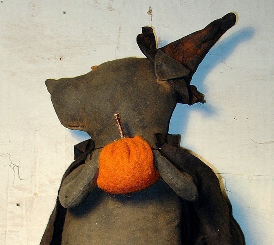 Pumpkin A Primitive Folk Art Halloween Pattern - Etsy
