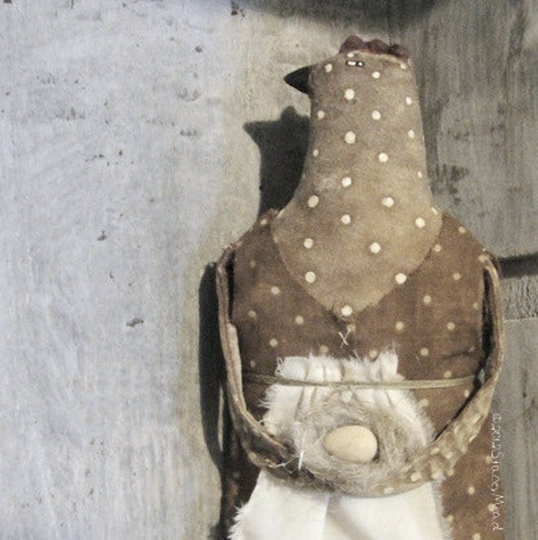 Twigs, A Primitive,chicken *PATTERN* by Raven's Haven - Etsy