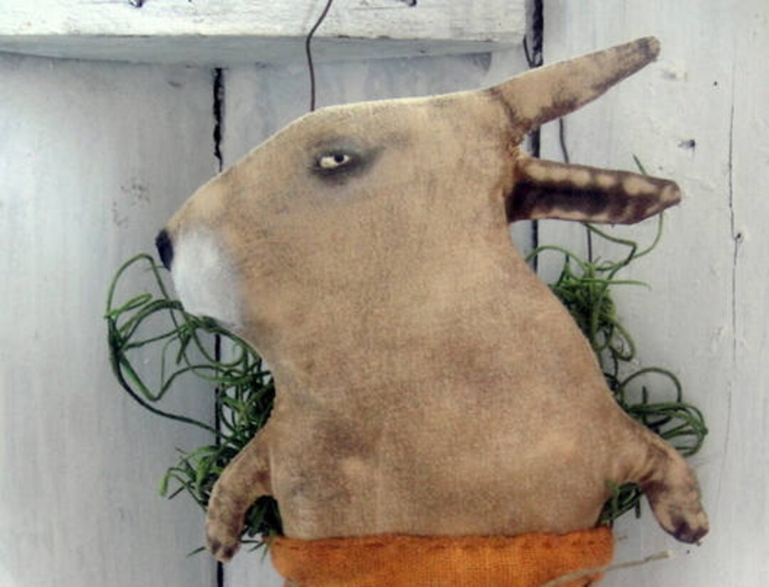 Raven's Haven Primitive Folk Art Pattern, Jackers Rabbit - Etsy