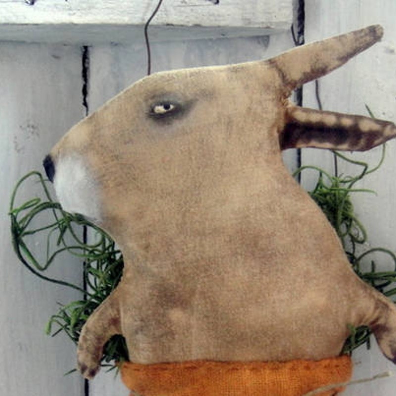 Primitive Rabbit Pattern - Etsy