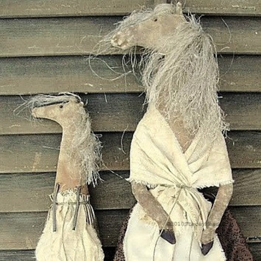 Primitive Horse *PATTERN* From Raven's Haven - Etsy