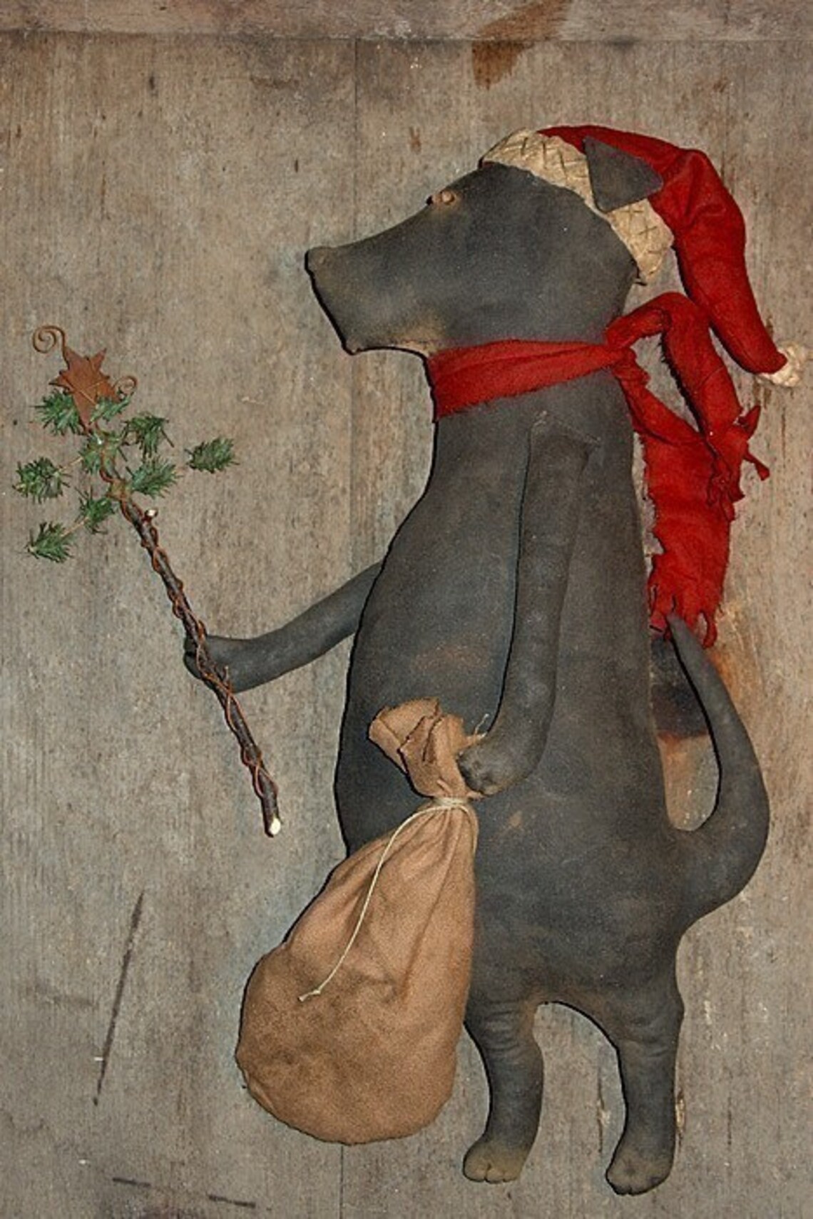 Charlie, A Primitive Dog Pattern for the Holidays - Etsy