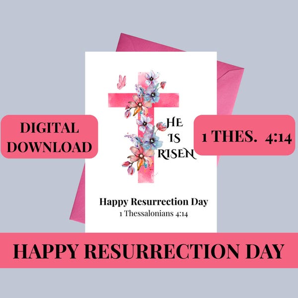 Happy Resurrection Day Cards - Etsy