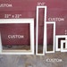 Stretcher Bars Frame Custom With or Without Canvas High Quality Local ...