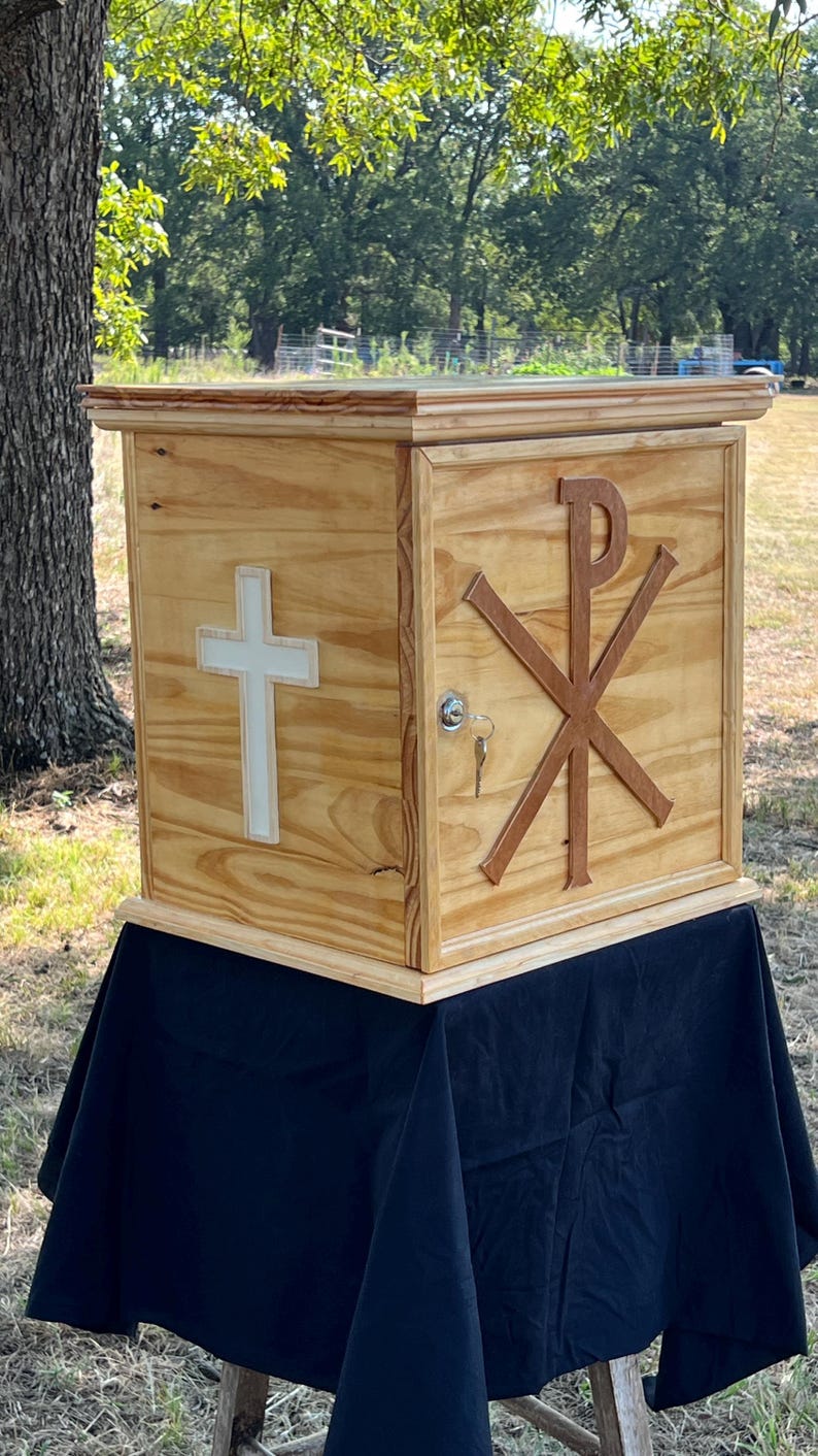 Custom Made Wood Tabernacle of Repose Catholic Church 18" - Etsy