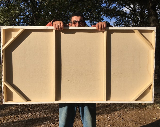 Custom Wooden Stretcher Bars Frame With or Without Canvas - Etsy
