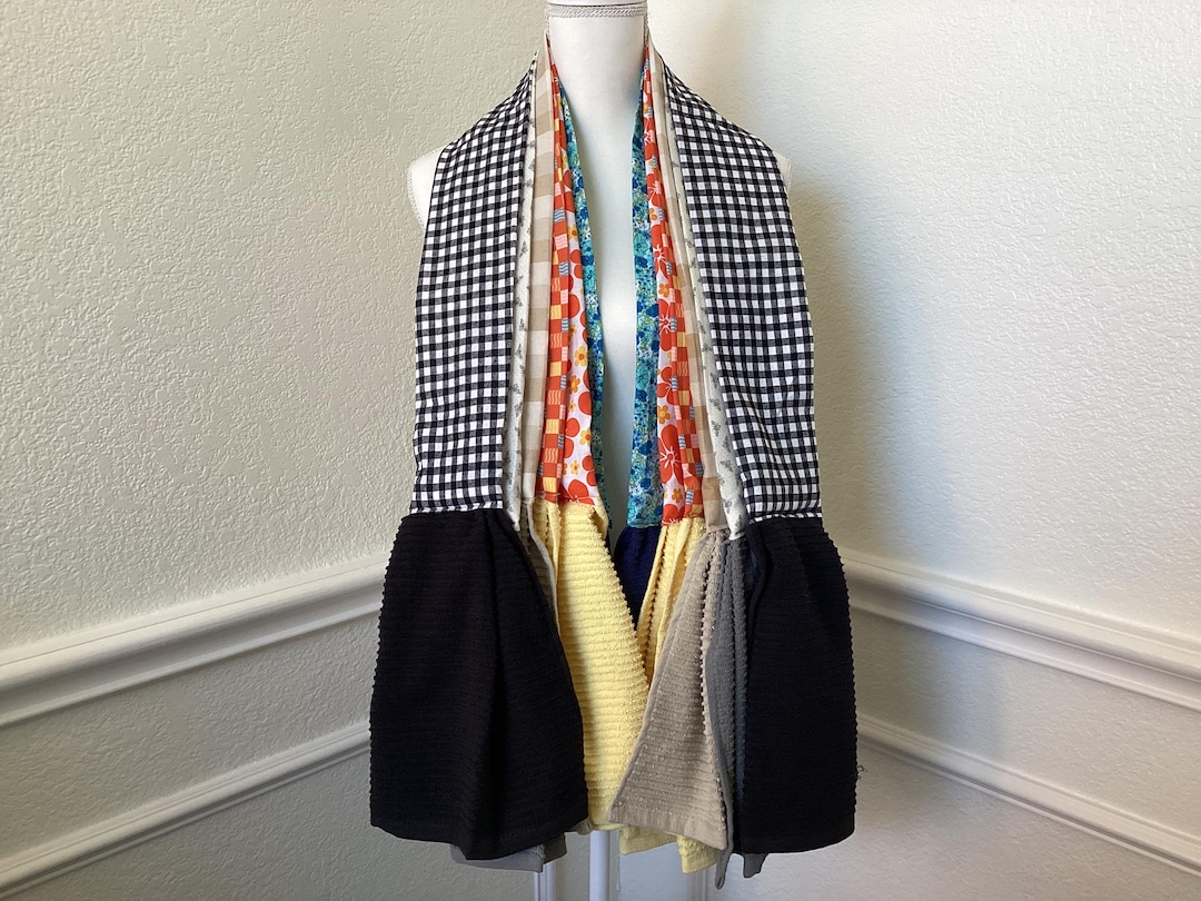 Kitchen Scarf: Hands-free Potholder, Hand Towel & Dishcloth - Zero ...