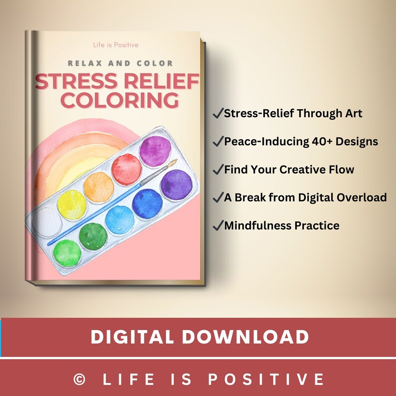 Stress Relief, Relaxing Patterns, Adult Coloring Book, Stress Relieving ...