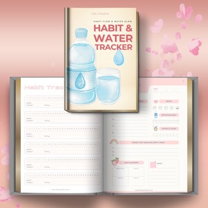 Water and Habit Tracker | Printable PDF | Daily Hydration Log | Fitness ...