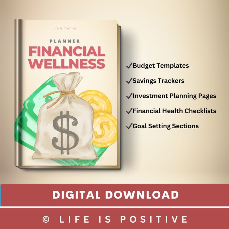 Financial Wellness Planner | Budget Tracker | Expense Log | Savings ...