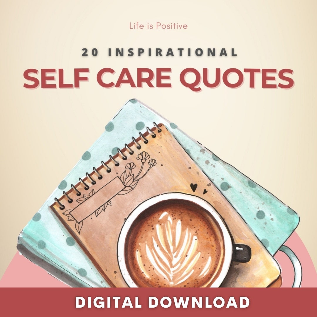 Self-care Quotes Printable | Inspirational Wall Art | Positive ...