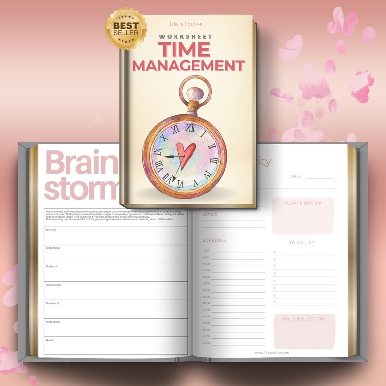 Time Management Workbook: Printable Planner & Tracker (PDF) - Etsy