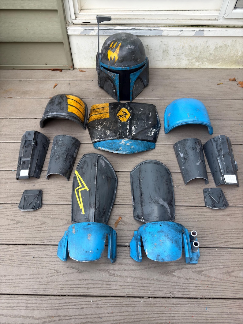 Custom Painted Mandalorian Armor | Star Wars Cosplay, 3D Printed - Etsy