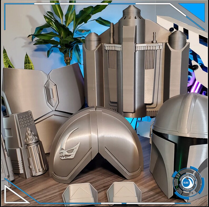 Din Djarin Armorcustom Painted Armor Star Wars Inspired Cosplay Armor ...