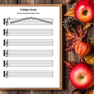 Printable Music Scale Practice Sheet Music Teacher Resources for Music ...