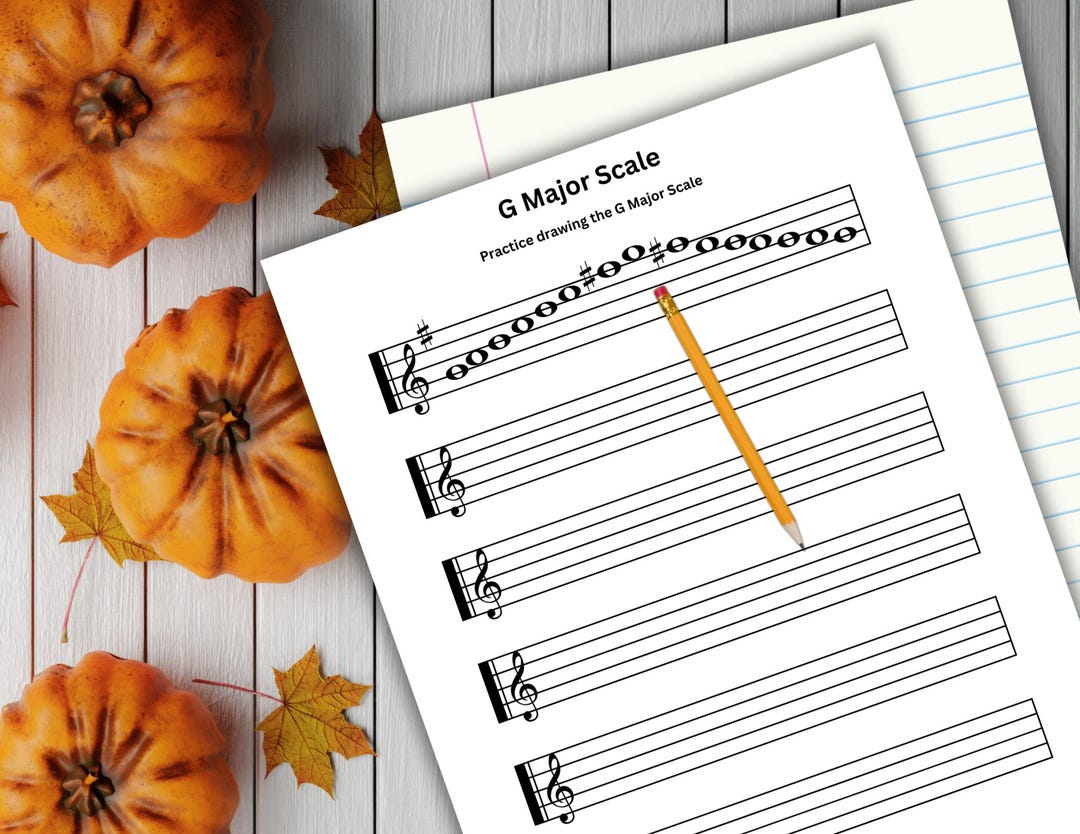 Printable Music Scale Practice Sheet Music Teacher Resources for Music ...