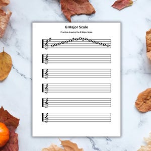 Printable Music Scale Practice Sheet Music Teacher Resources for Music ...