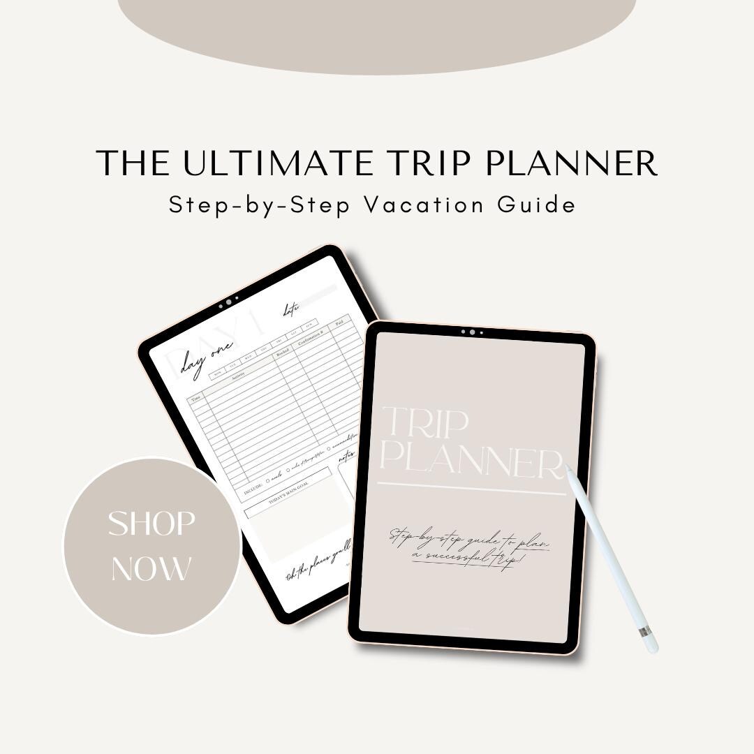The Ultimate Trip Planner | Step-by-step Vacation Guide | Digital ...
