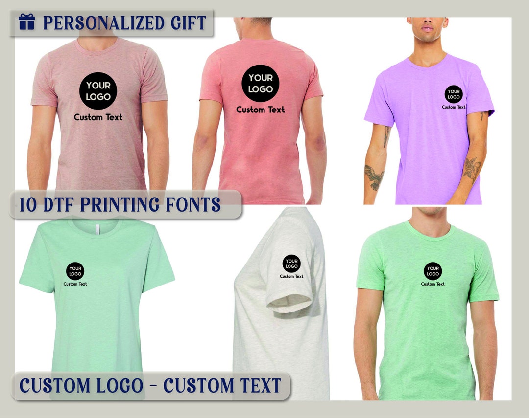 Custom Prism T-shirts: Unisex Logo Tees in Heather Colors - Etsy