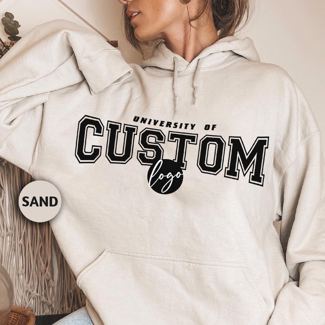 Custom School Hoodie: Personalized University Design (S-XXL) - Etsy
