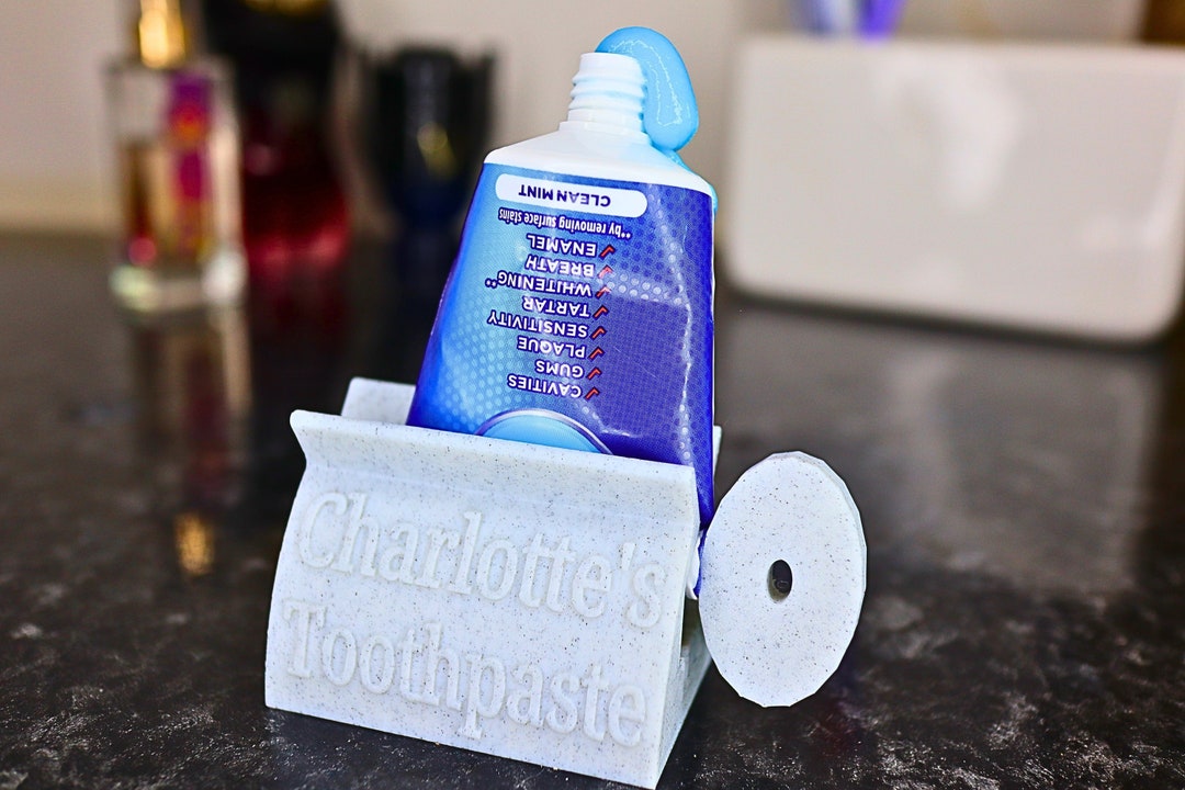 Custom Name Toothpaste Squeezer: Eco-friendly PLA Bathroom Organizer - Etsy