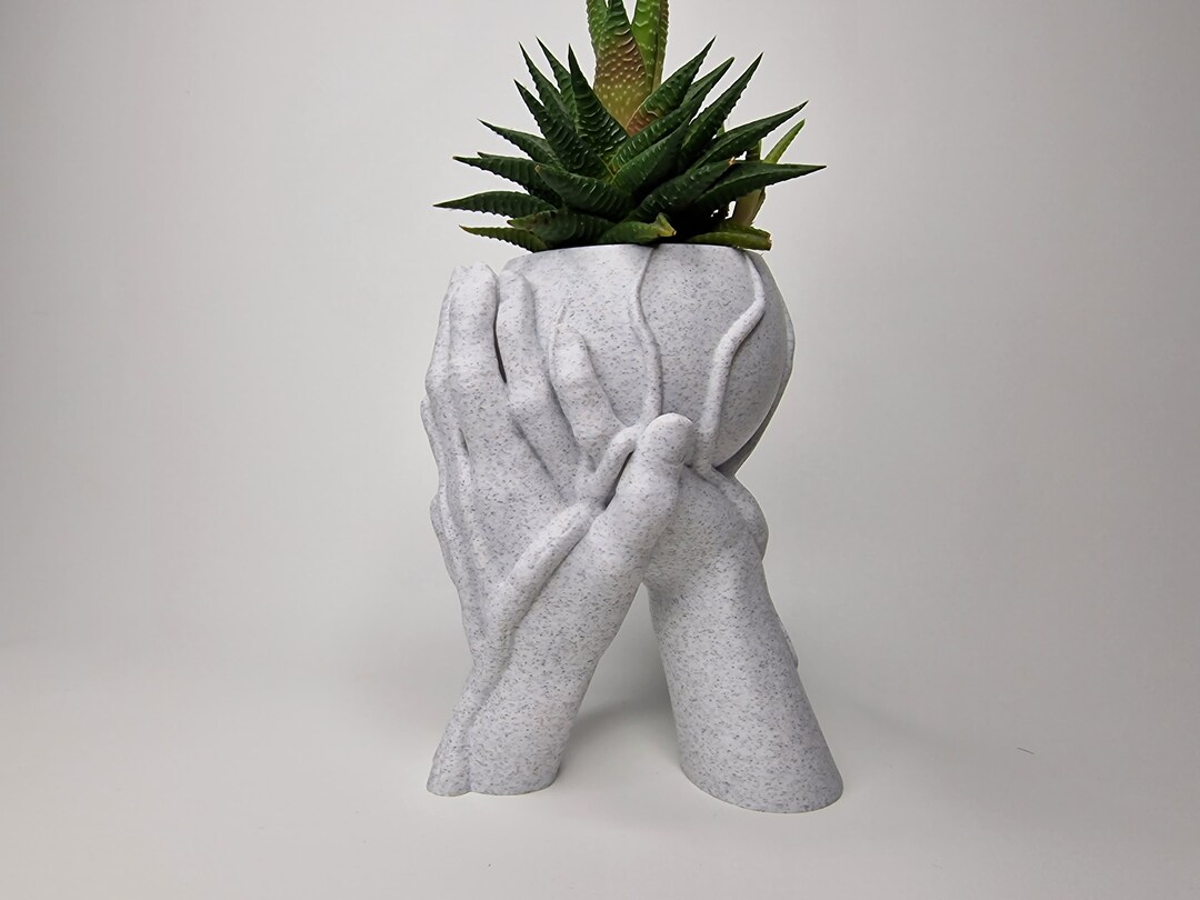 Love Planter, Wedding Gift, Bowl Planter, Small Plant Pot, Hands Pot ...