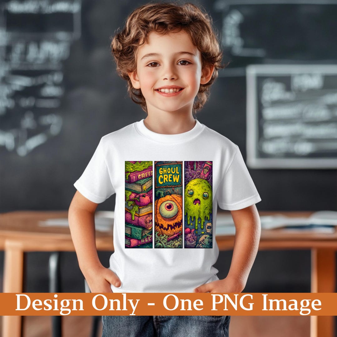 Spooky Ghoul Crew PNG: Halloween Slime Monster, Zombie Hand (digital ...