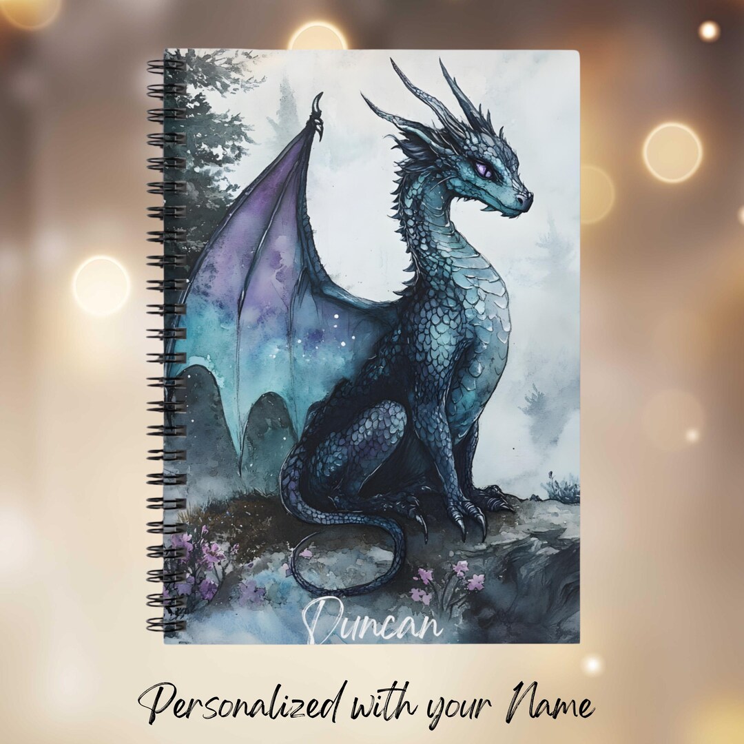 Personalized Dragon Journal: Mystical Fantasy Notebook - Etsy