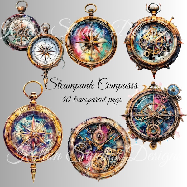Steampunk Compass - Etsy