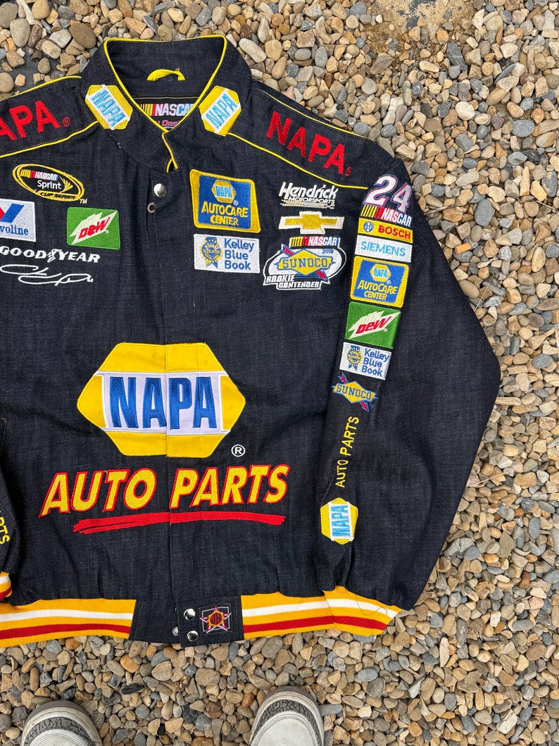 Vintage Style NAPA Racing Team Nascar Embroidery Jacket Large - Etsy