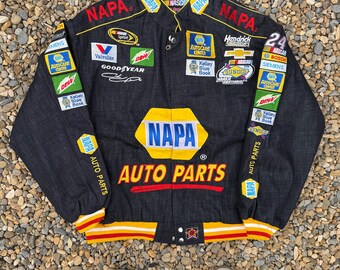 Vintage Style CAT Racing Team Nascar Embroidery Jacket Large - Etsy