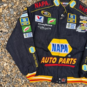 Vintage Style NAPA Racing Team Nascar Embroidery Jacket Large - Etsy