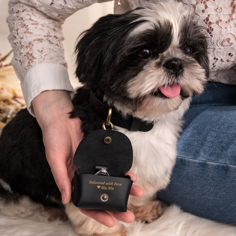 Personalised Ring Bearer Box for Dog | Wedding Dog Collar With Ring Box ...