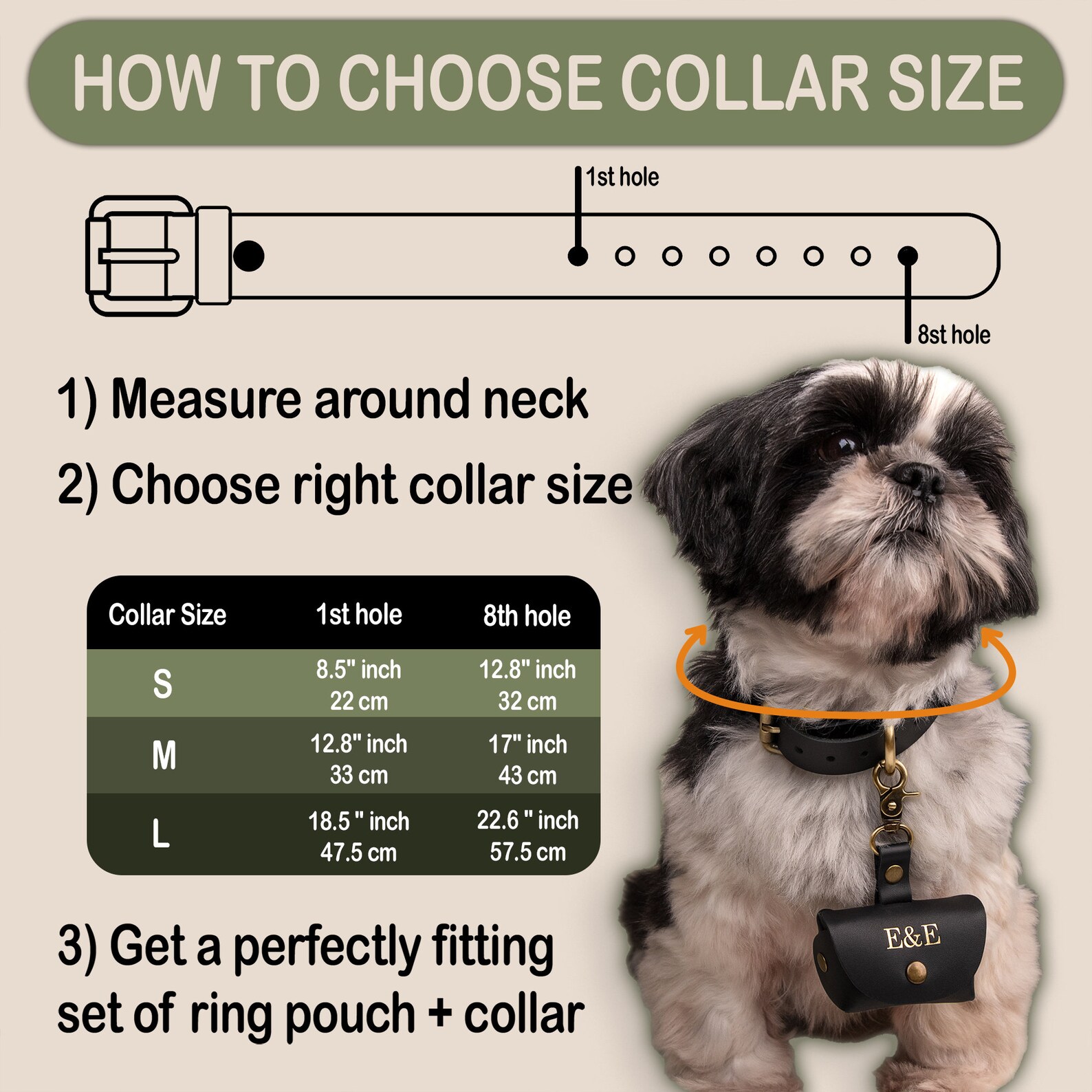 Personalized Wedding Ring Pouch With Collar for Pet, Proposal Leather ...
