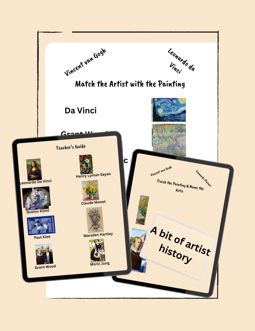 Famous Artist Educational Bundle – Making Learning Fun! Artist History ...