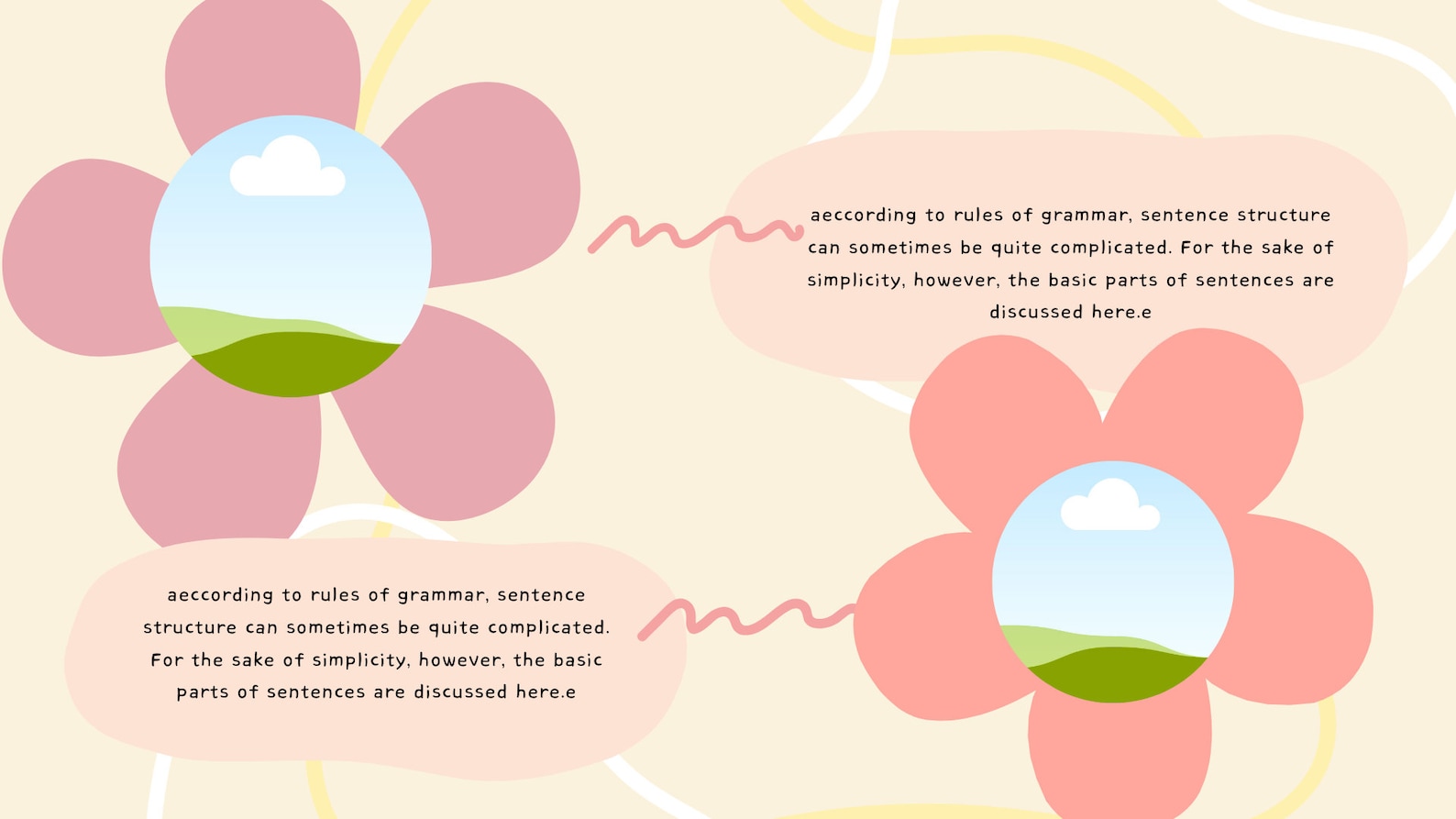 Cute Soft Pink Powerpoint Template, Kawai Design Canva Slides, Simple ...