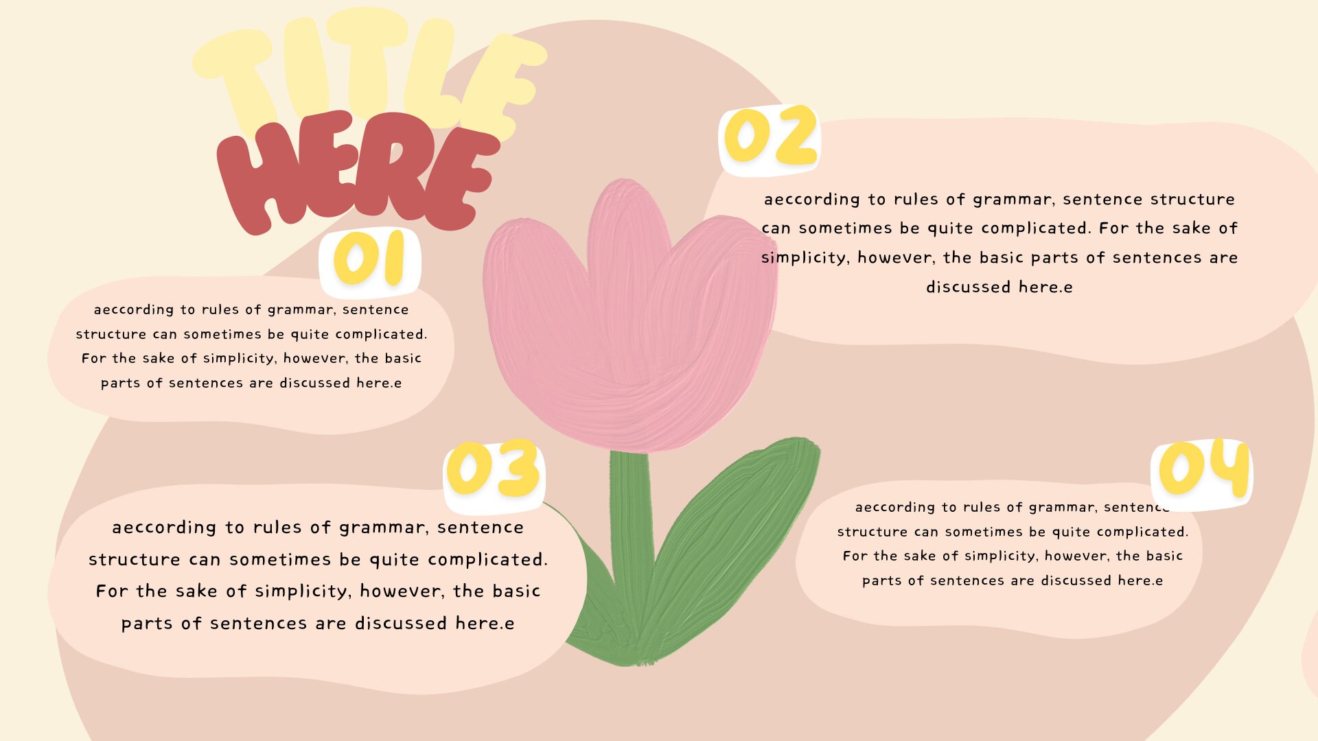 Cute Soft Pink Powerpoint Template, Kawai Design Canva Slides, Simple ...