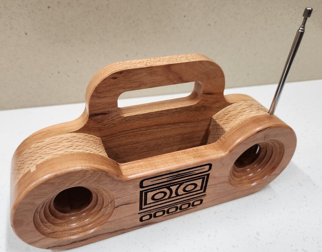 Custom Hardwood "boombox" Phone Speaker - Etsy