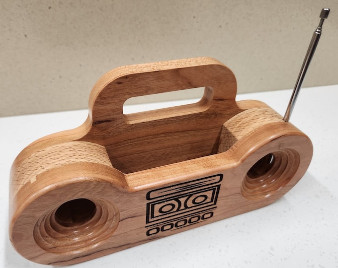 Custom Hardwood "boombox" Phone Speaker - Etsy