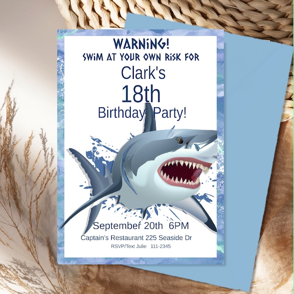 18th Birthday Pool Party Invitation - Etsy