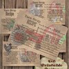 Farm Recipe Cards, Country Recipe Cards, 4x6 Printable Recipe Cards ...