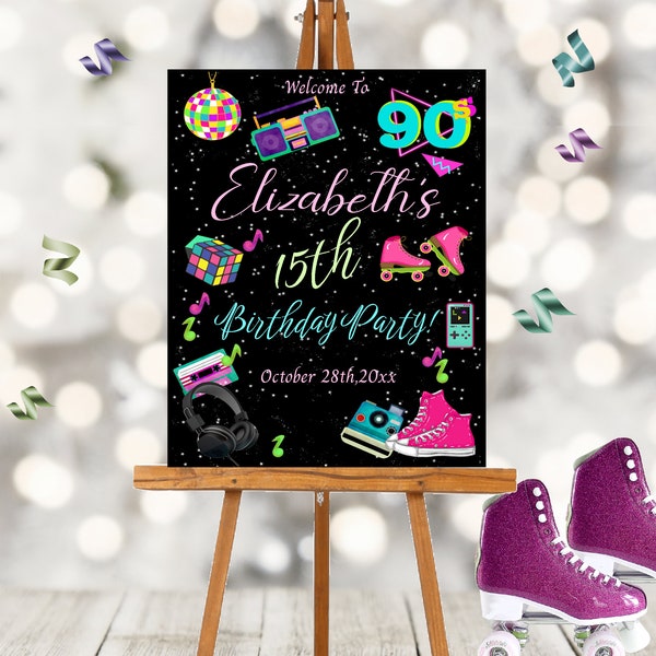 Back to the 90’s Sign - Etsy